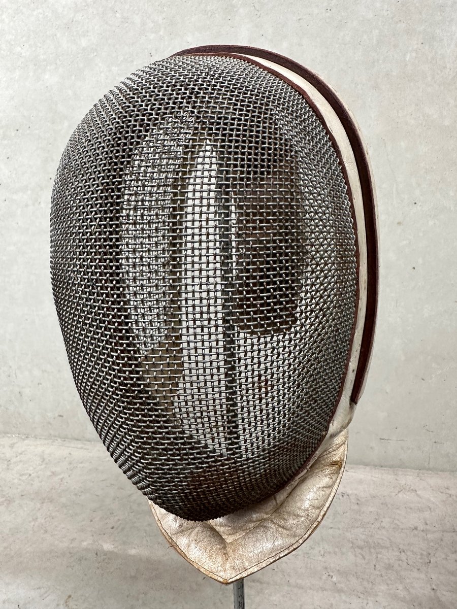 Vintage Leather Fencing Mask for sale at Pamono