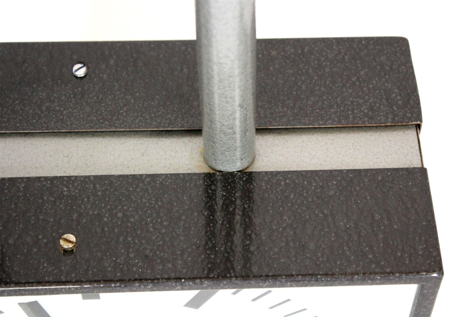 Large Double-Sided Railway Clock from Pragotron, 1980s for sale at Pamono