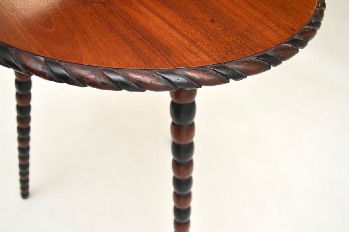 Victorian Bobbin Leg Side Table, 1880s for sale at Pamono