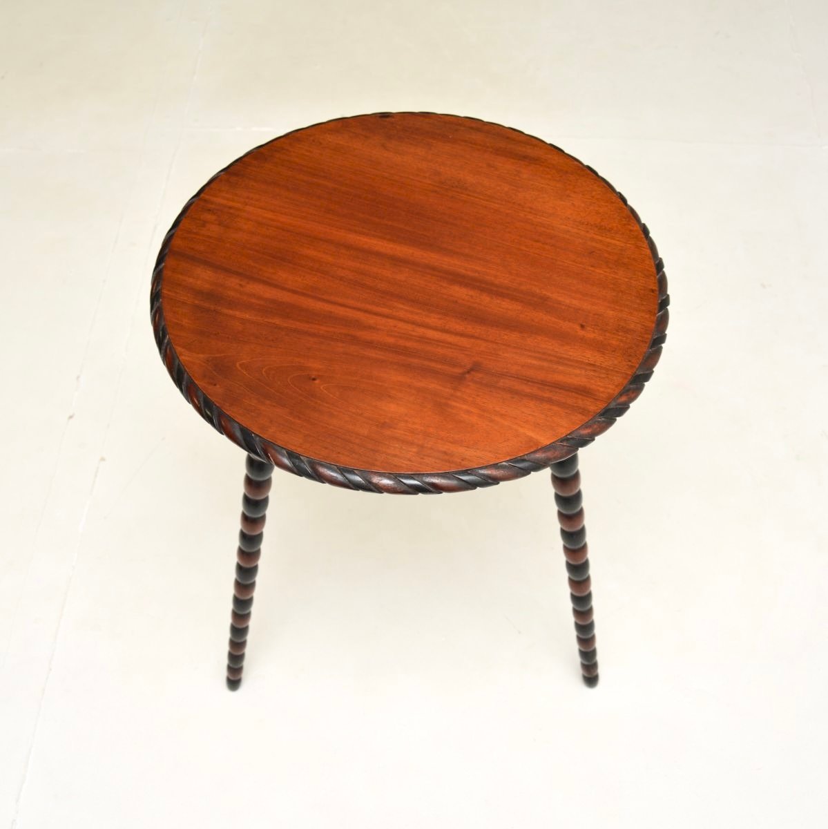 Victorian Bobbin Leg Side Table, 1880s for sale at Pamono