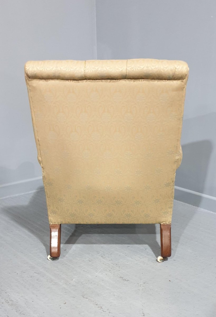 Victorian Deep Seated Library Chair for sale at Pamono