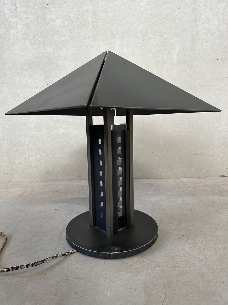 Vintage Steel Table Lamp for sale at Pamono