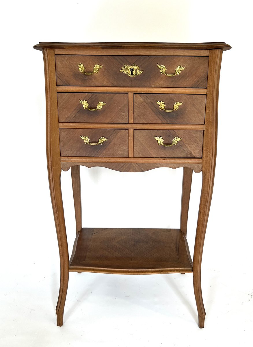 Louis XV Style Beech Side Table, 1900s for sale at Pamono