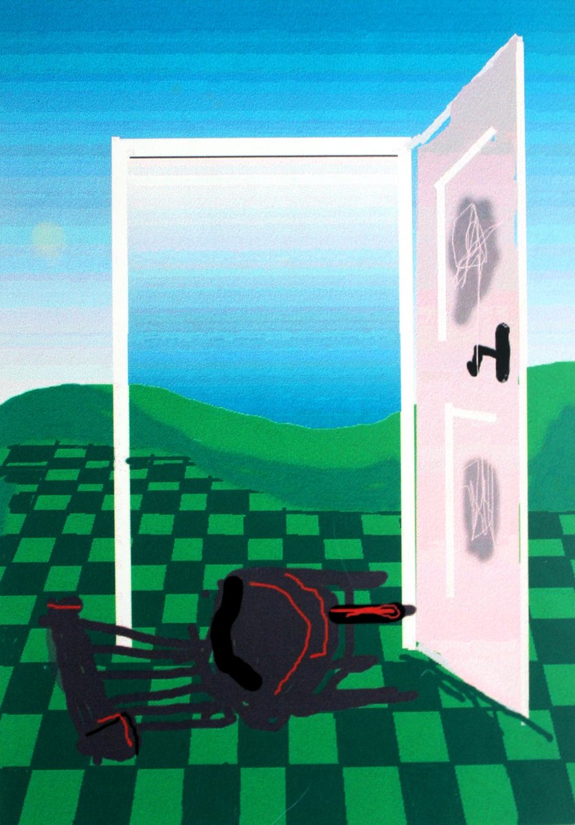 Marek Sapetto, A Toppled Chair, Digital Print, 1996 for sale at Pamono