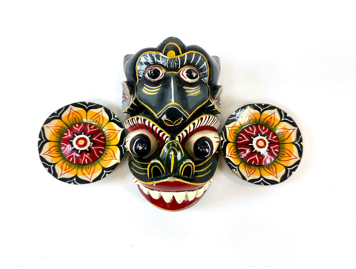 Carved Mayura Raksha Mask for sale at Pamono