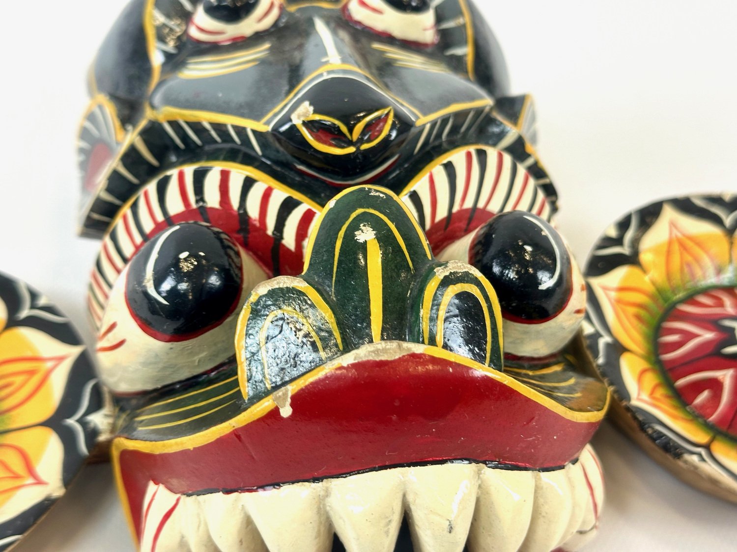 Carved Mayura Raksha Mask for sale at Pamono