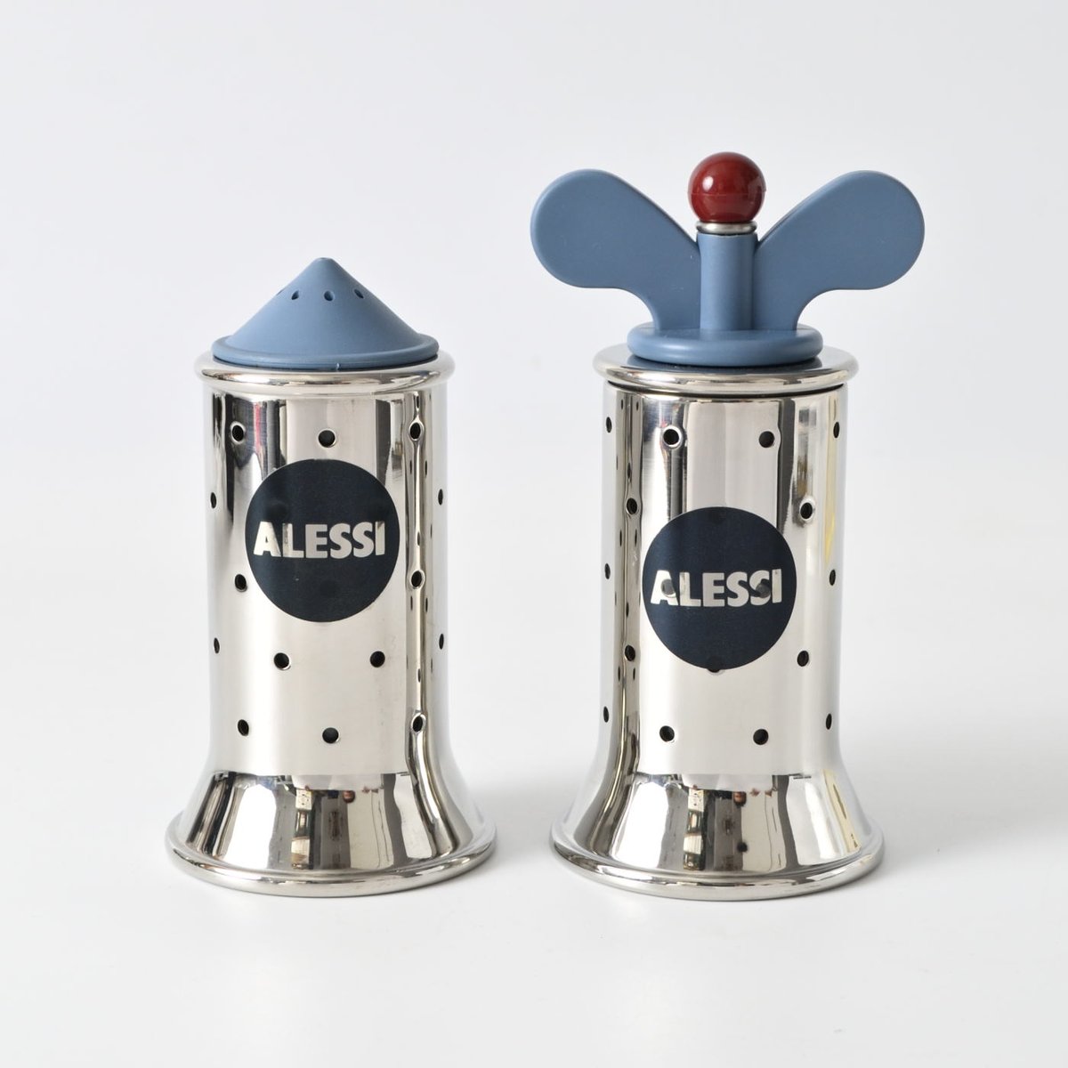 Pepper Grinder and Salt Shaker by Michael Graves for Alessi, 1990s, Set ...