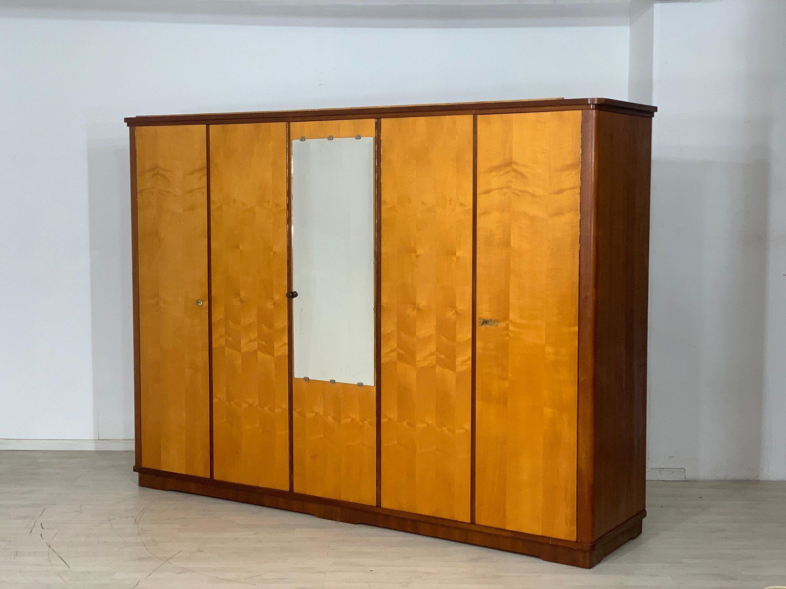 Mid-Century German Wardrobe, 1960s for sale at Pamono