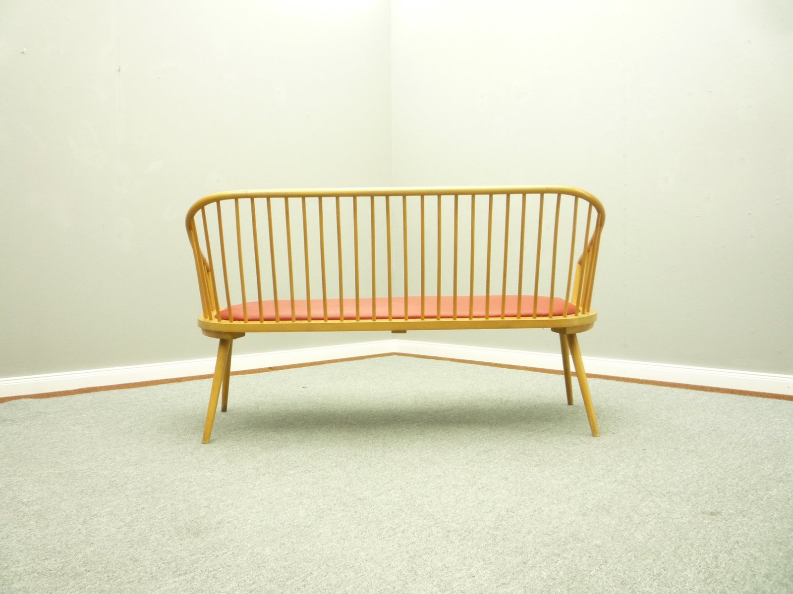 Mid-Century Beech Bench, 1950s for sale at Pamono