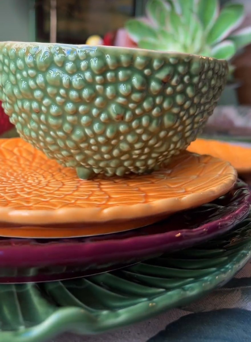 Pinheiro Bowls by Bordallo Pinheiro, Set of 4 for sale at Pamono