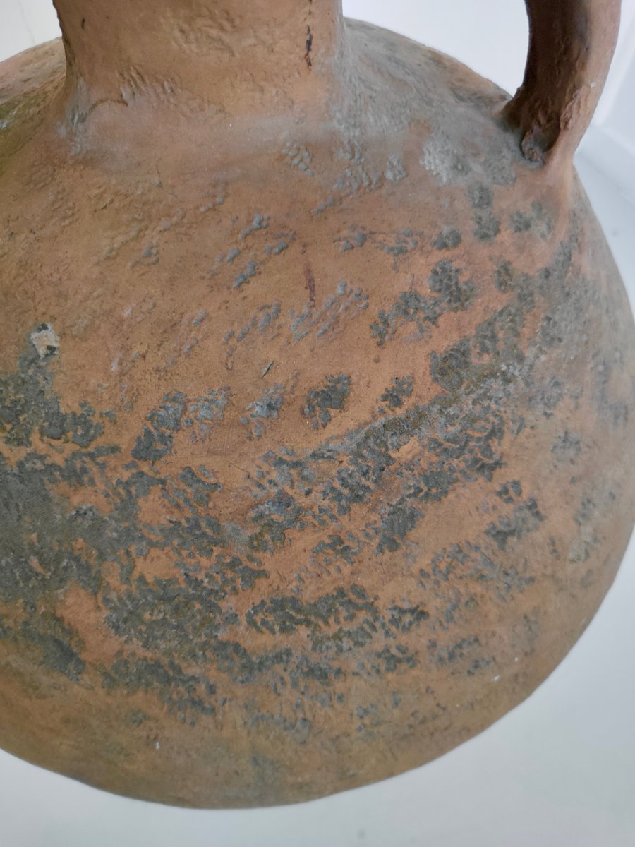 Vintage Hand-Modeled Earthenware Jar, 1950s for sale at Pamono