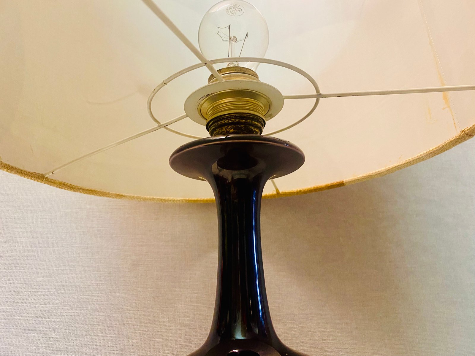 Vintage Space Age Table Lamp by Renee Neue for Hutschenreuther, 1970s ...