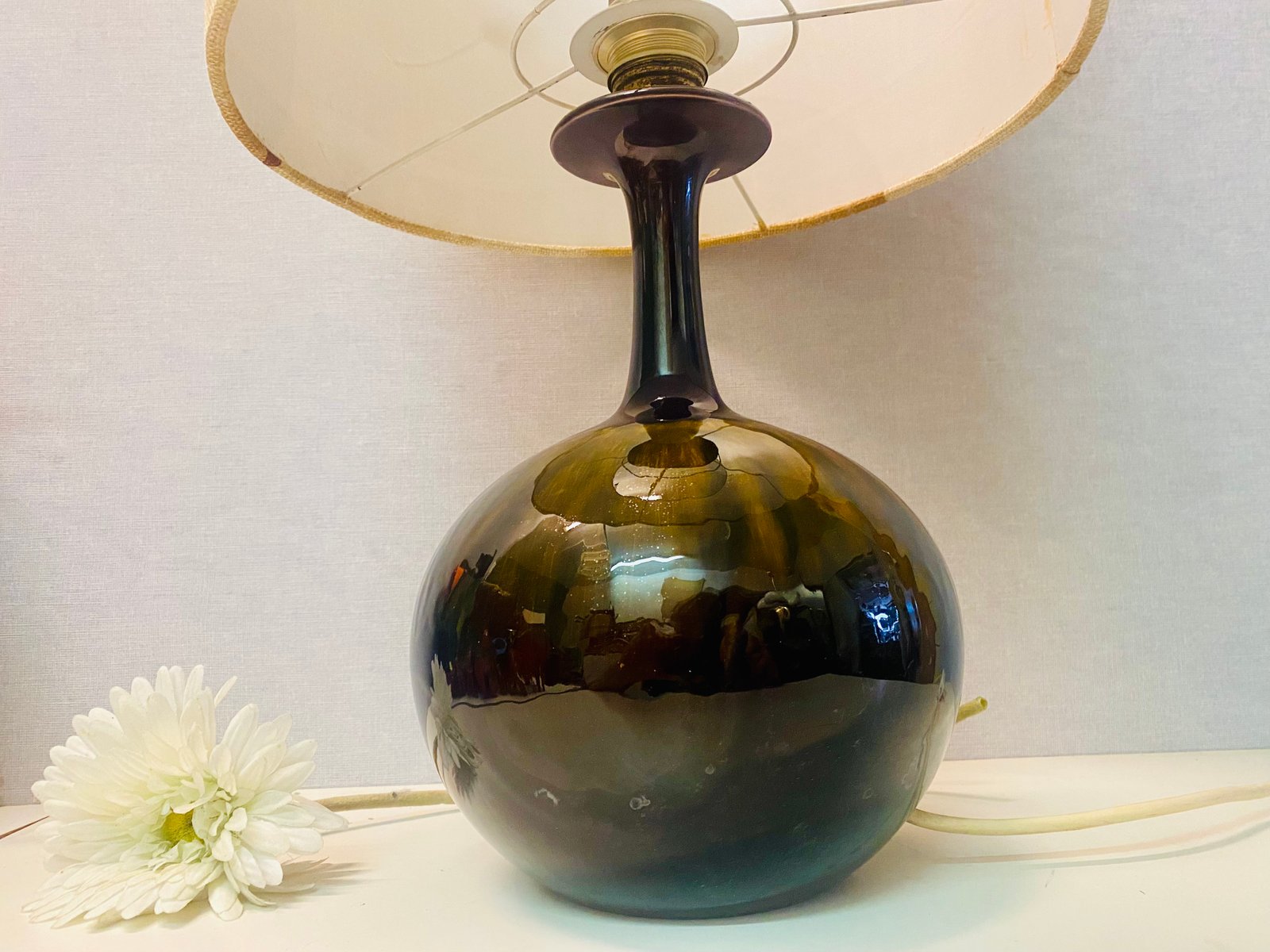 Vintage Space Age Table Lamp by Renee Neue for Hutschenreuther, 1970s ...