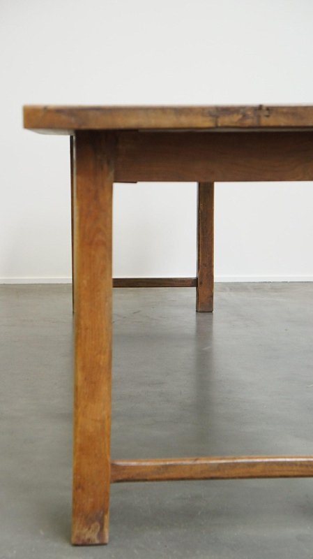 Long Wooden Dining Table for sale at Pamono