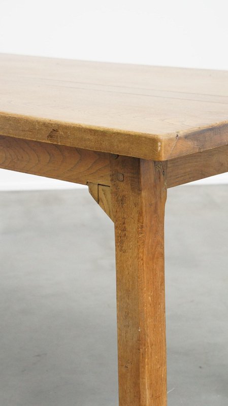 Long Wooden Dining Table for sale at Pamono