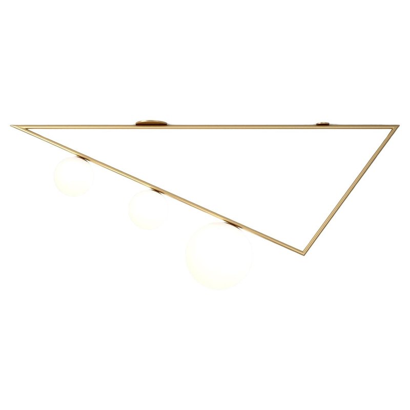 Big Triangle Ceiling Light by Atelier Areti for sale at Pamono
