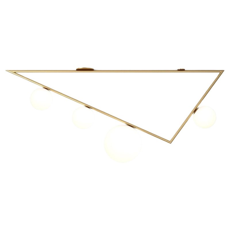 Big Triangle Ceiling Light II by Atelier Areti for sale at Pamono