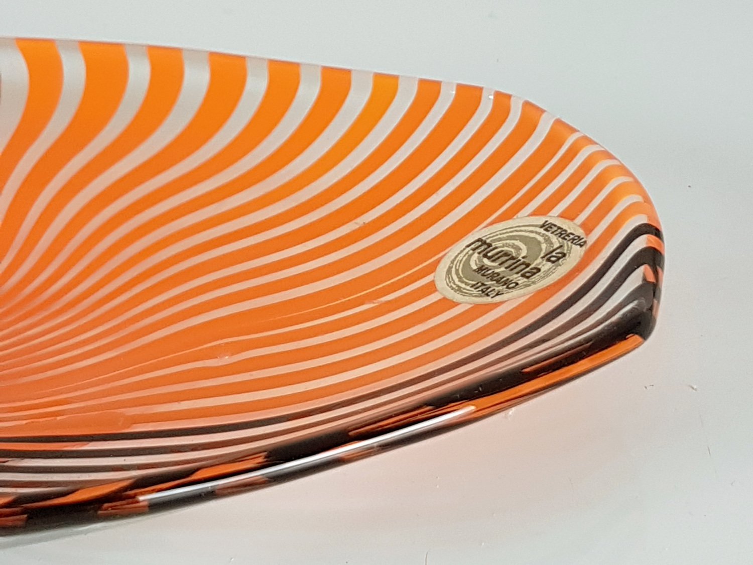 Small Murano Glass Plate by Gian Maria Potenza for La Murrina, 1970s ...