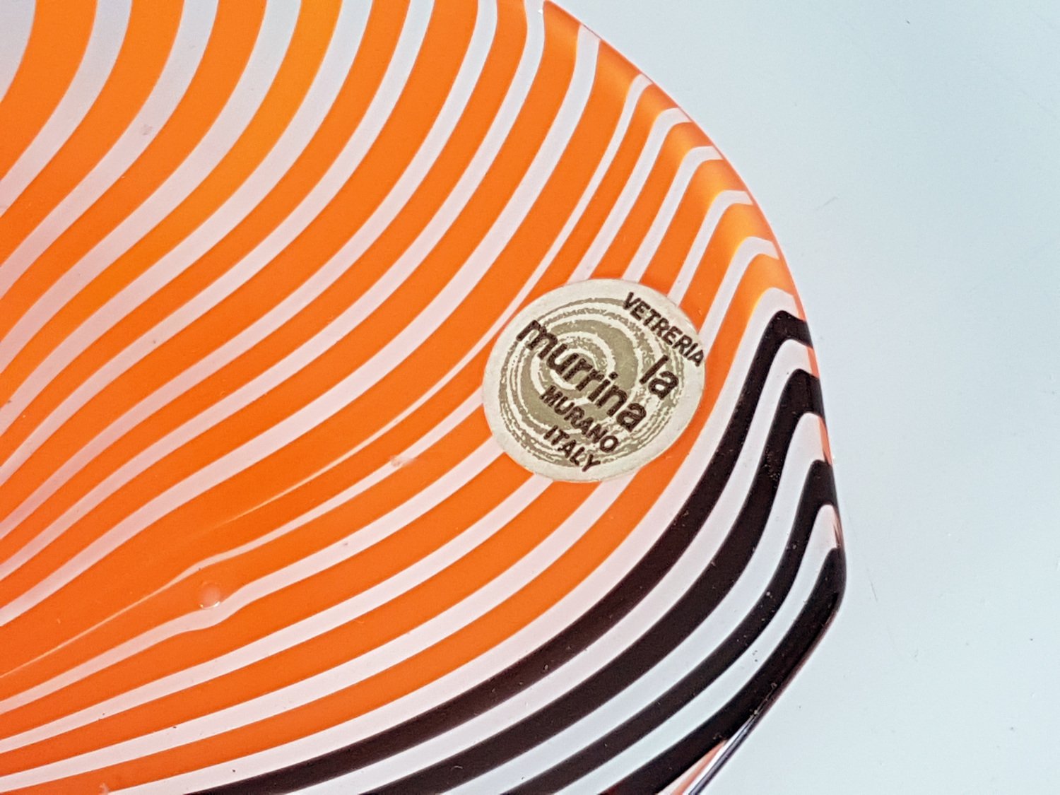 Small Murano Glass Plate by Gian Maria Potenza for La Murrina, 1970s ...