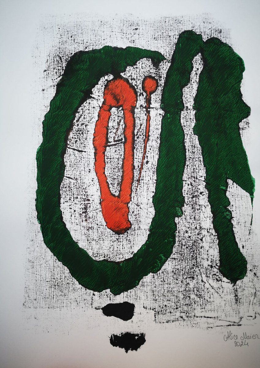 Alice Maier, Origine(s) No.1, 2024, Acrilico su carta in vendita su Pamono