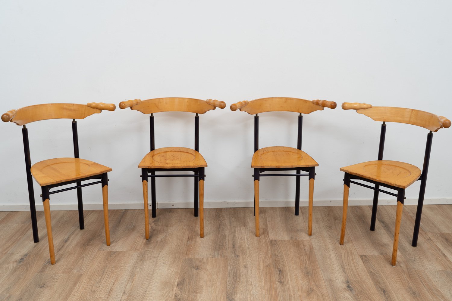 Jansky Chairs by Borek Sipek for Driade, 1980s, Set of 4 for sale at Pamono