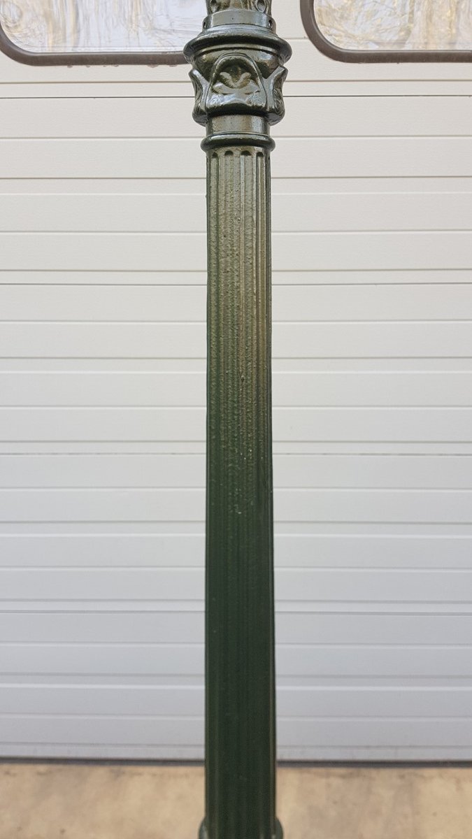 Cast Iron Lamp Post Romantica with Hexagon Cast Iron Lantern for sale ...