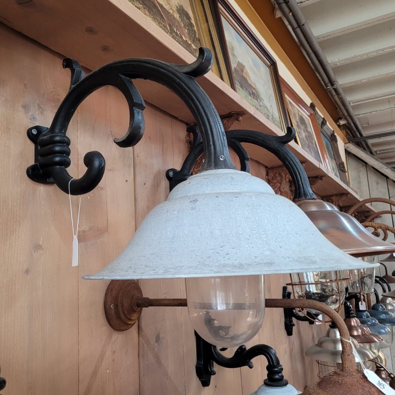 Zinc Cast Iron Outdoor Lamp Light for sale at Pamono