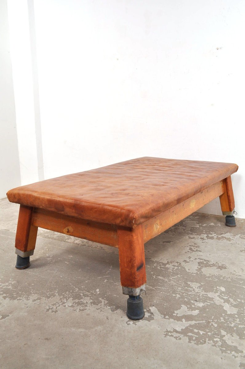 Large Vintage Gym Bench, 1940s for sale at Pamono