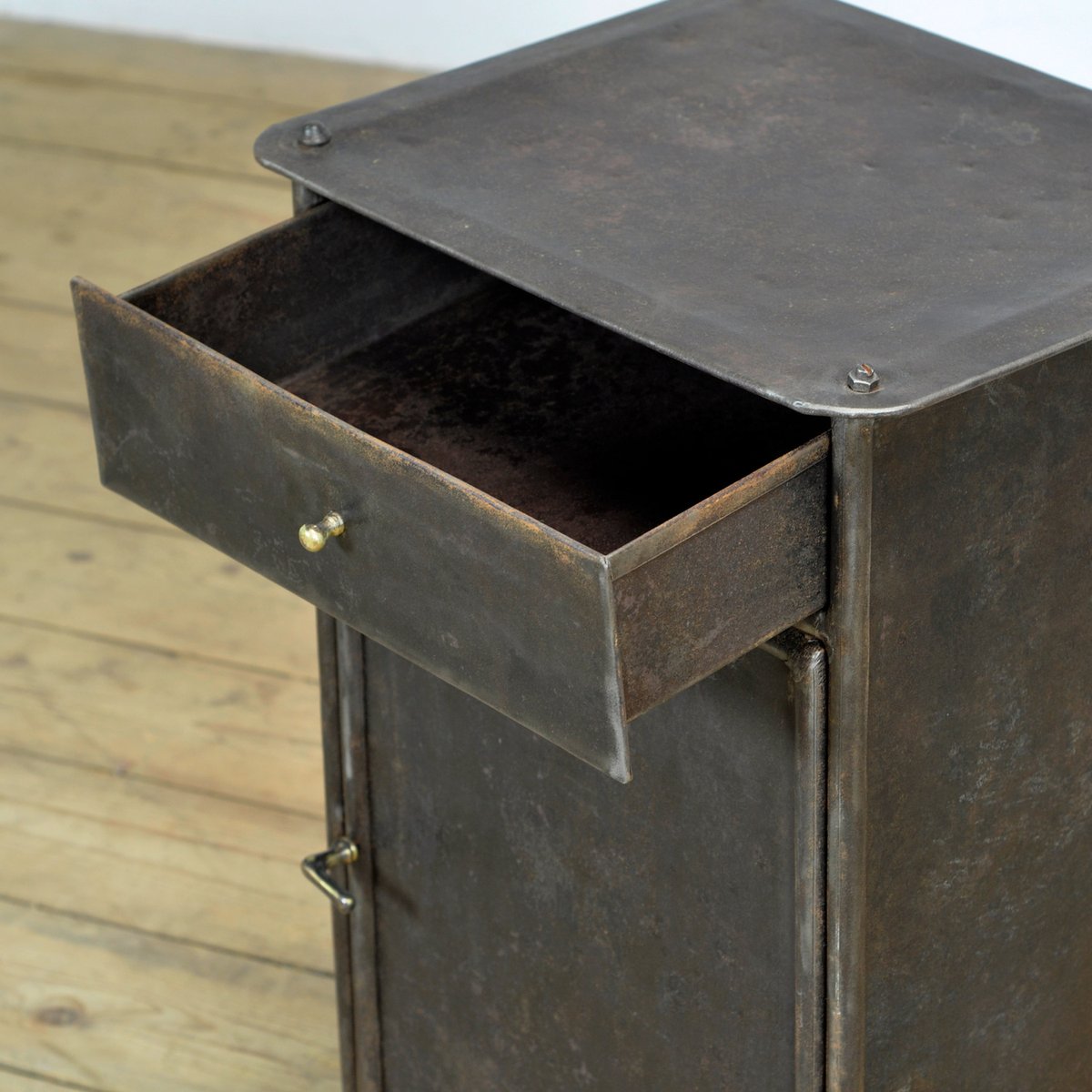 Iron Nightstand, 1920s for sale at Pamono