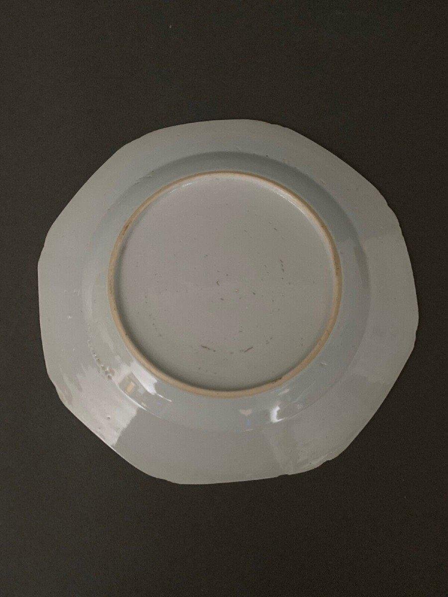 Blue and White Octagonal Plate for sale at Pamono