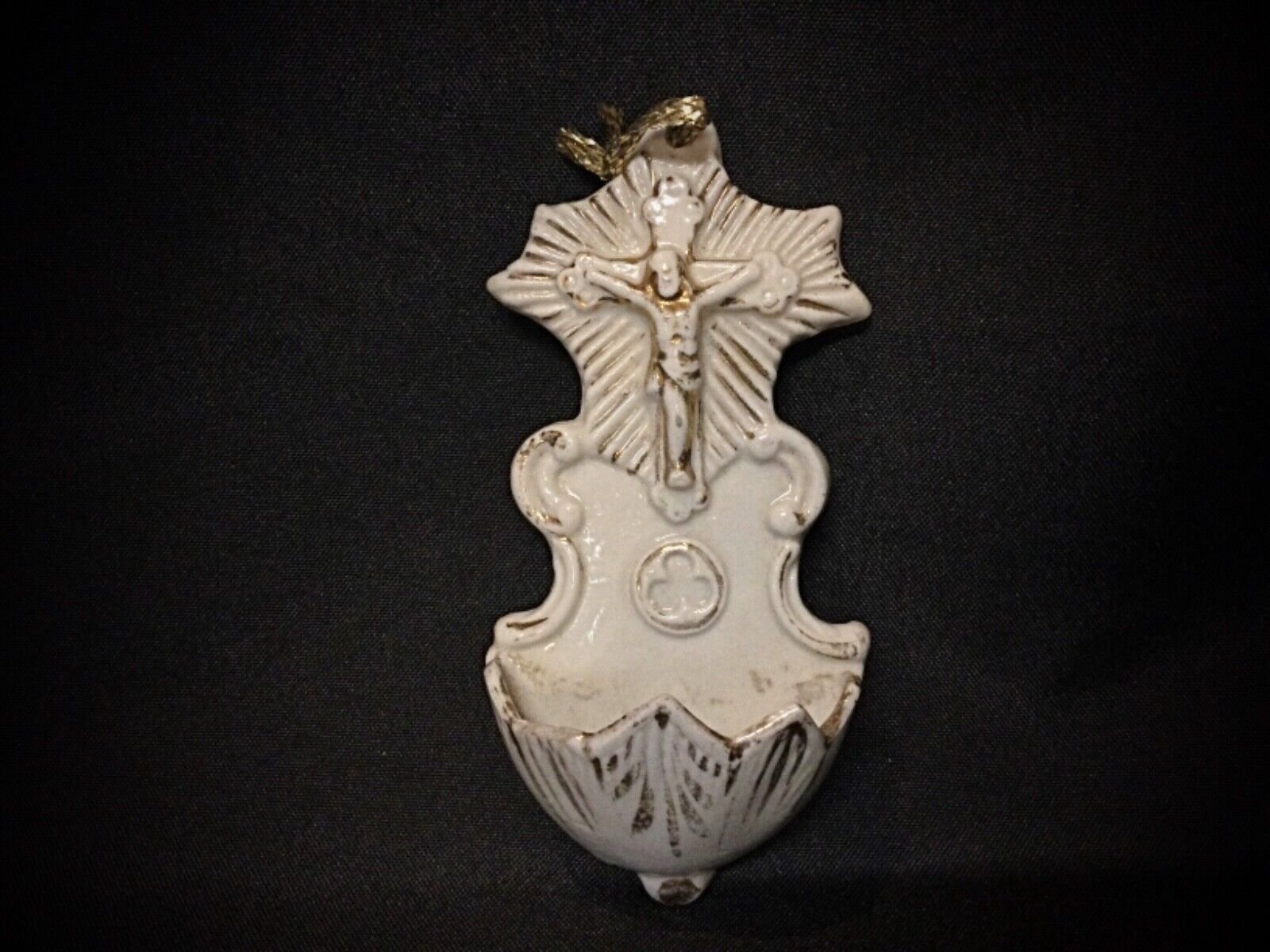 Small Wall-Mounted Porcelain Christ with Esoteric Container for sale at ...