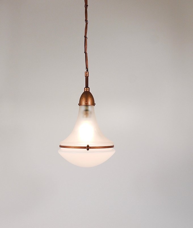 Vintage German Industrial Pendant Lamp by Peter Behrens for Behr, 1920s ...