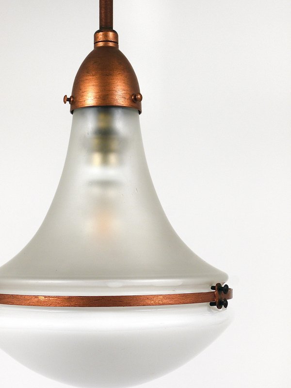 Vintage German Industrial Pendant Lamp by Peter Behrens for Behr, 1920s ...