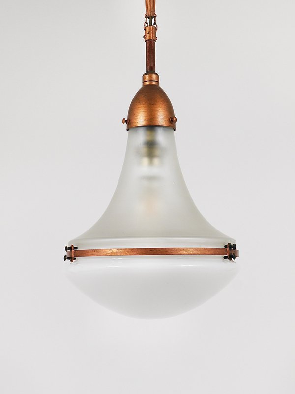 Vintage German Industrial Pendant Lamp by Peter Behrens for Behr, 1920s ...