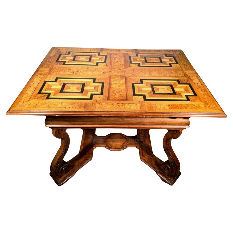 Antique German Baroque Table, 1730 for sale at Pamono