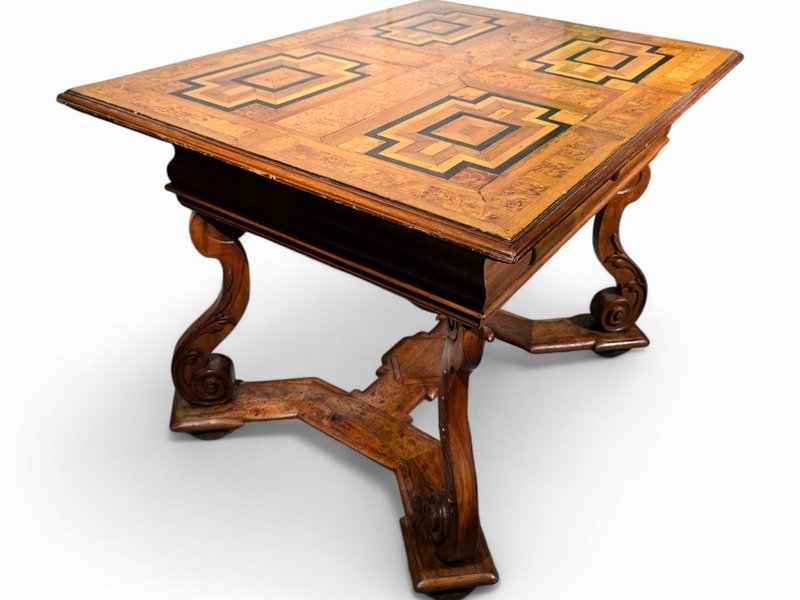 Antique German Baroque Table, 1730 for sale at Pamono