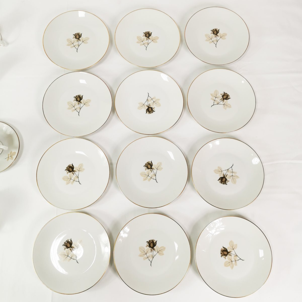 Art Deco Coffee and Dessert Set by Raymond Loewy from Rosenthal, 1950s ...