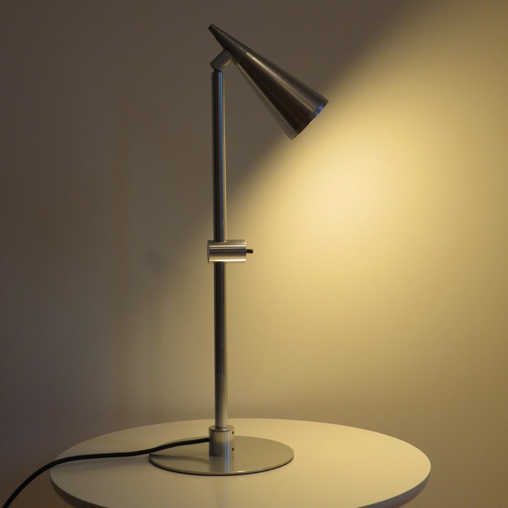 Prototype Aluminium Desk Lamp by Peter Nelson, 1960s for sale at Pamono