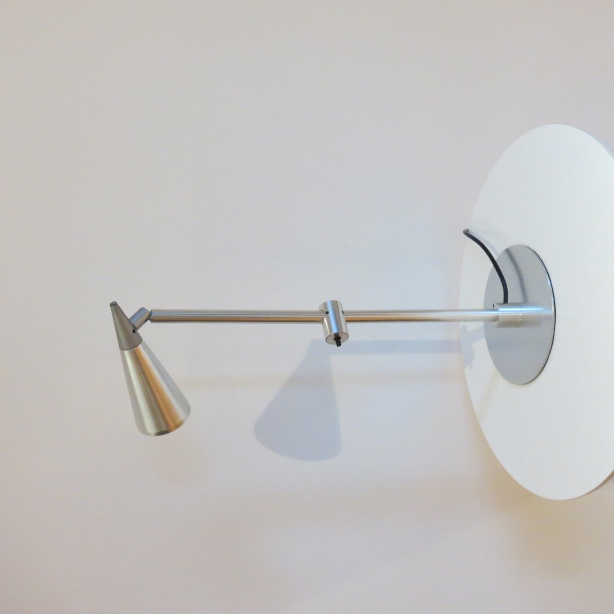 Prototype Aluminium Desk Lamp by Peter Nelson, 1960s for sale at Pamono