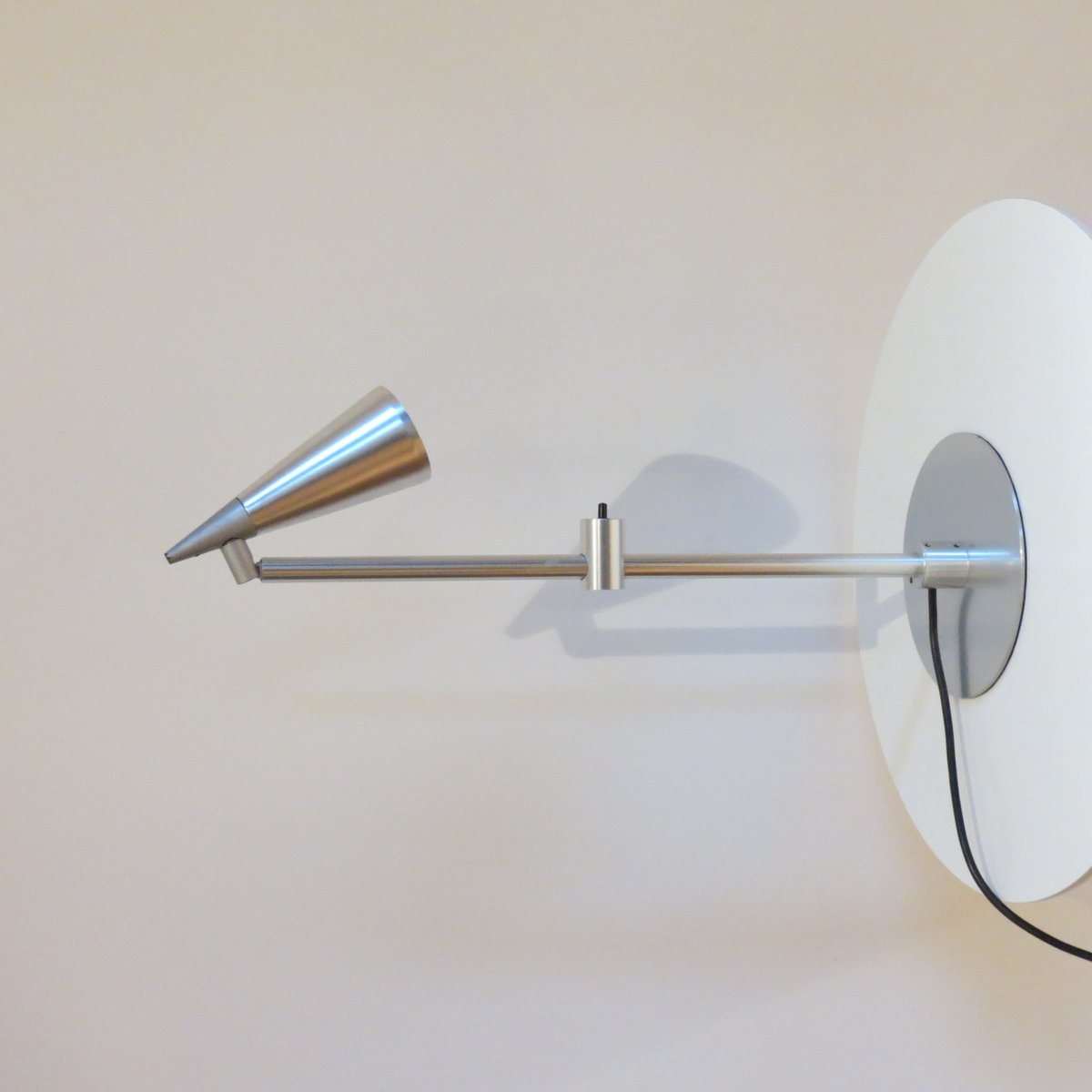 Prototype Aluminium Desk Lamp by Peter Nelson, 1960s for sale at Pamono