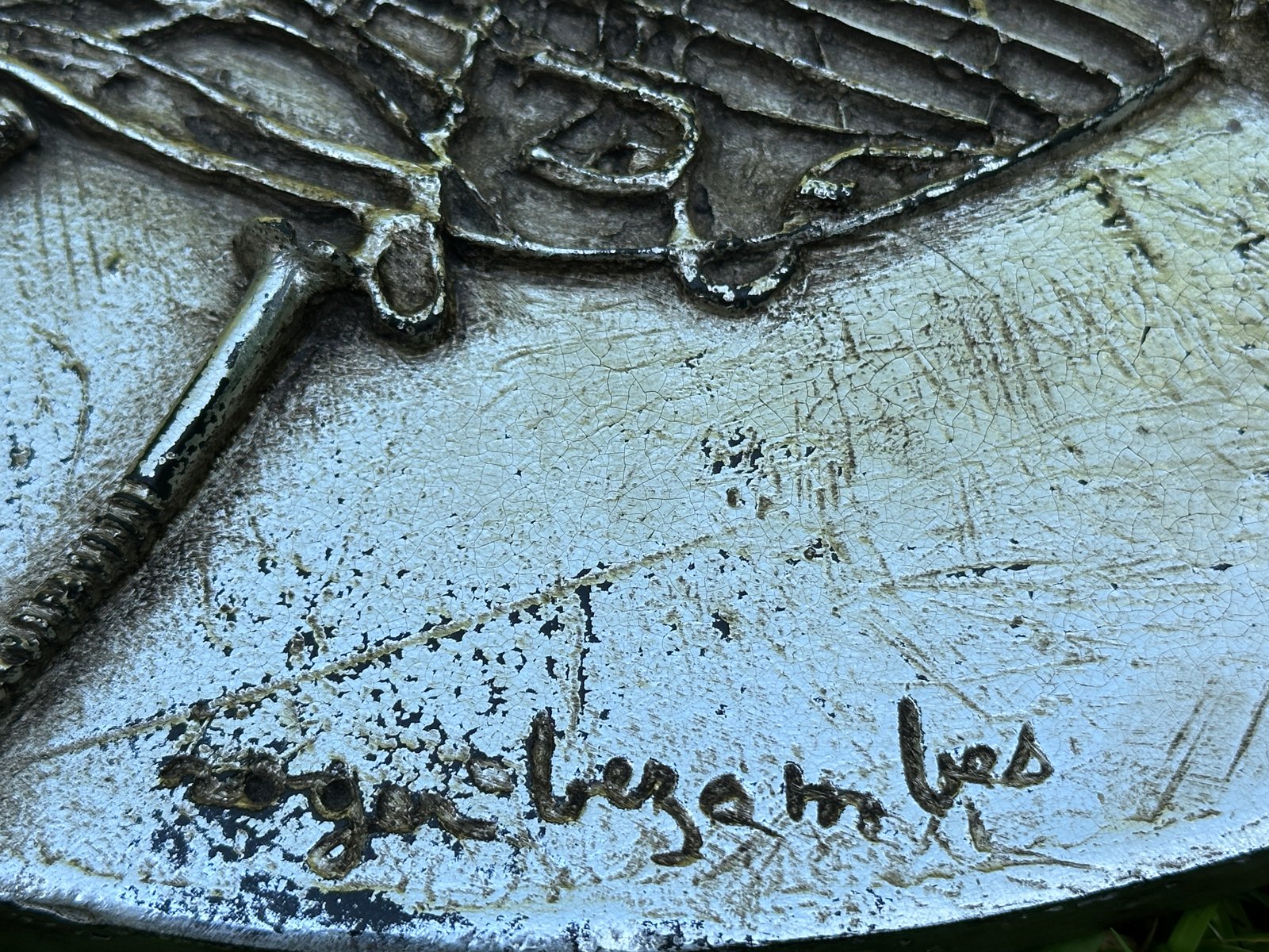 Wall Sculpture by Roger Bezombes, 1960s for sale at Pamono