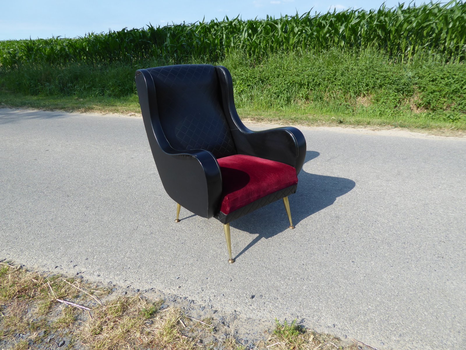 Italian Relax Lounge Chair in the style of Marco Zanuso, 1950s for sale ...