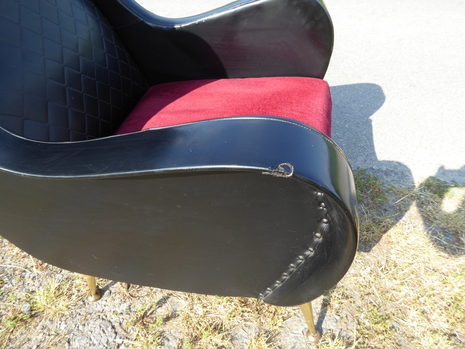 Italian Relax Lounge Chair in the style of Marco Zanuso, 1950s for sale ...