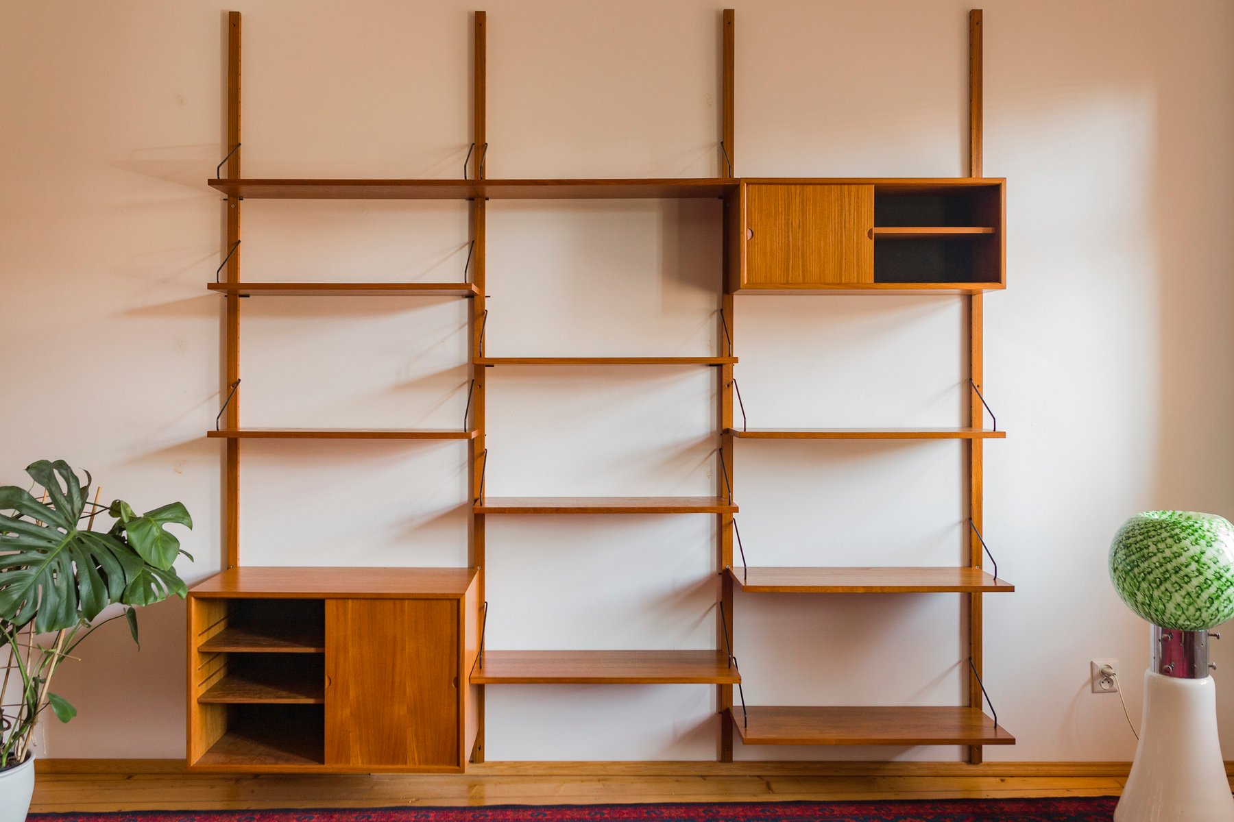 Modular Wall Shelving System by Poul Cadovius for Cado, 1960s for sale ...