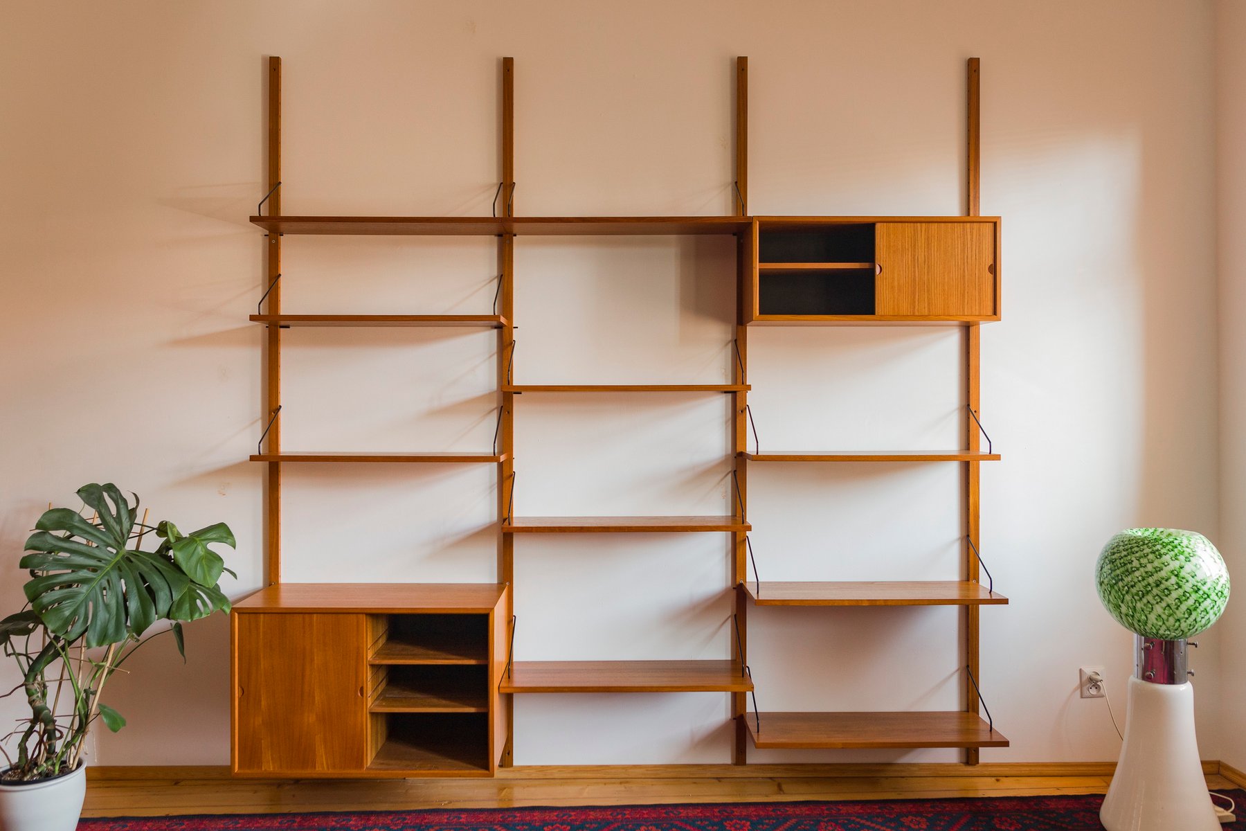 Modular Wall Shelving System by Poul Cadovius for Cado, 1960s for sale ...