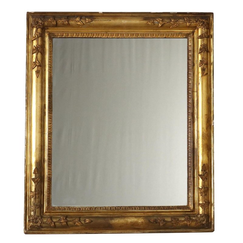 Mirror in Mecca-Gilded Fir Wood for sale at Pamono