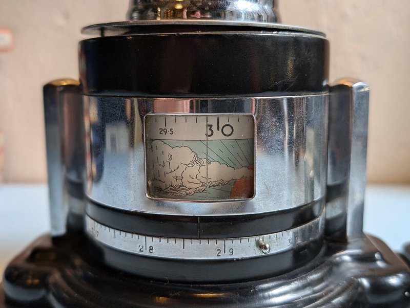 Art Deco Unigraph Barometer Weather Station for sale at Pamono