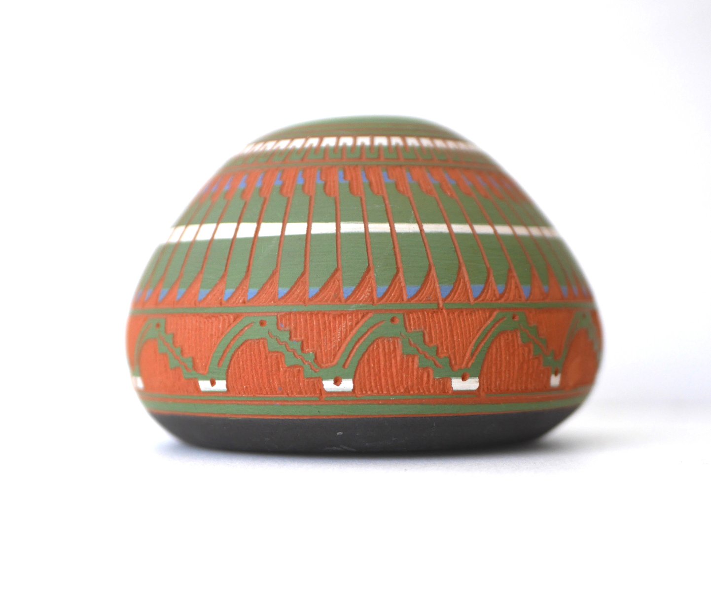 Vintage Navajo Pottery Ceramic Vase with Glazing from Tanya & Garrett ...