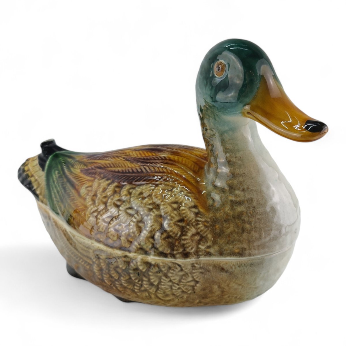 Large Vintage Porcelain Terrine - Duck - Subtil Portugal No. P64a ...