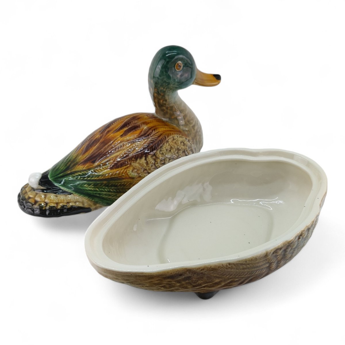 Large Vintage Porcelain Terrine - Duck - Subtil Portugal No. P64a ...